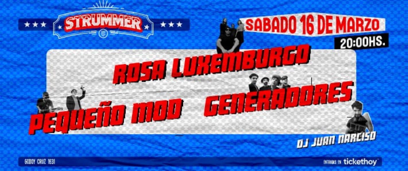 Compra tus entradas para PEQUEÑO MOD - ROSA LUXEMBURGO - GENERADORES